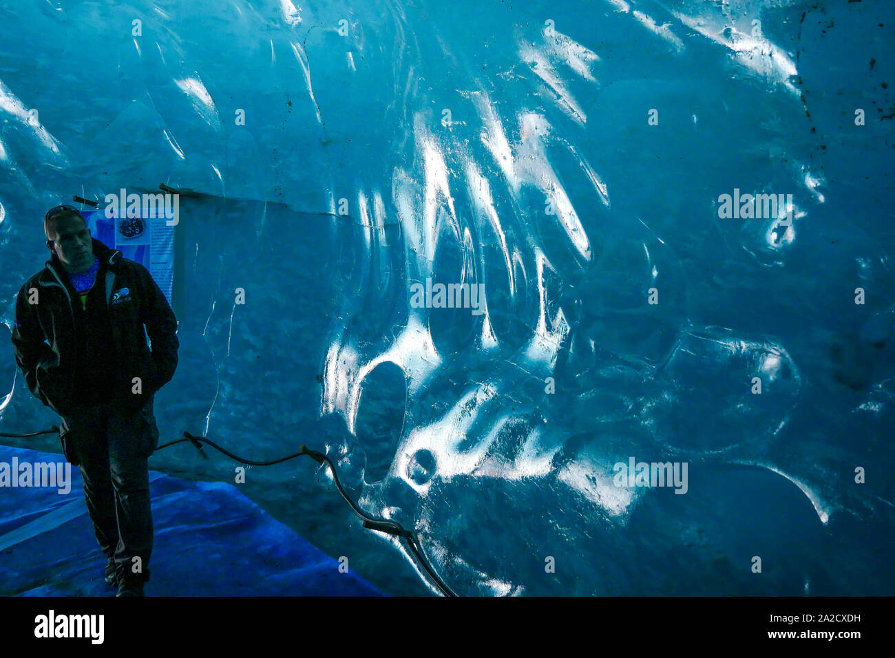 Grotte de la mer de glace Banque de photographies et d’images à haute ...