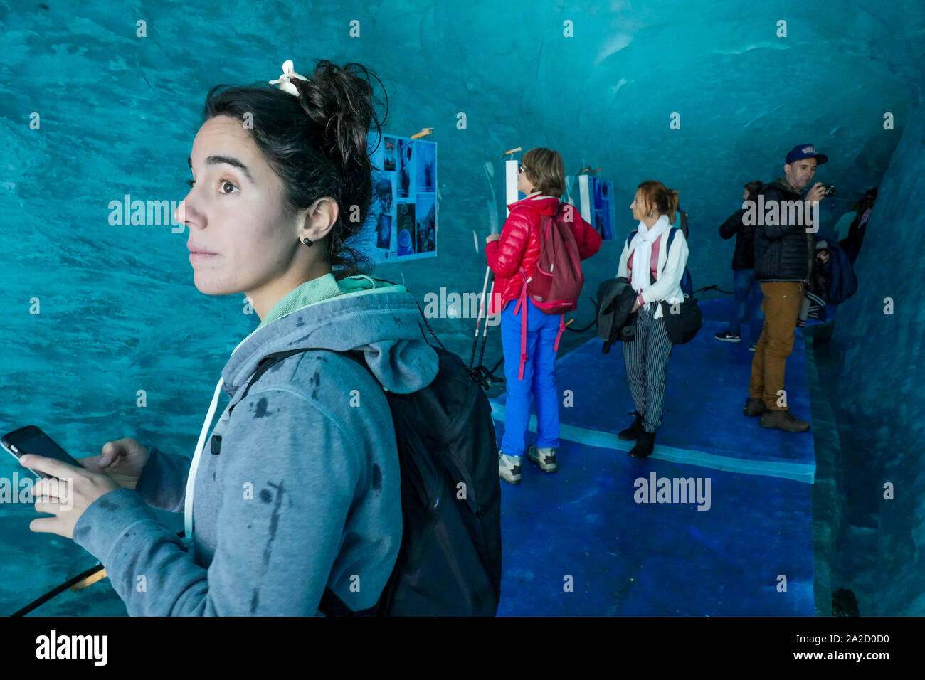 Grotte de la mer de glace Banque de photographies et d’images à haute ...