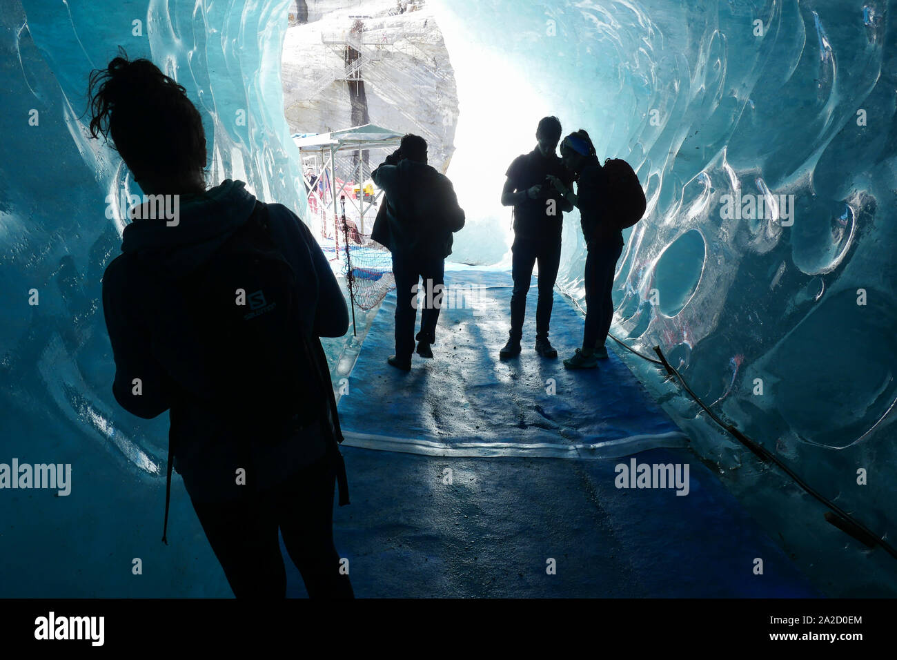 Grotte de la mer de glace Banque de photographies et d’images à haute ...