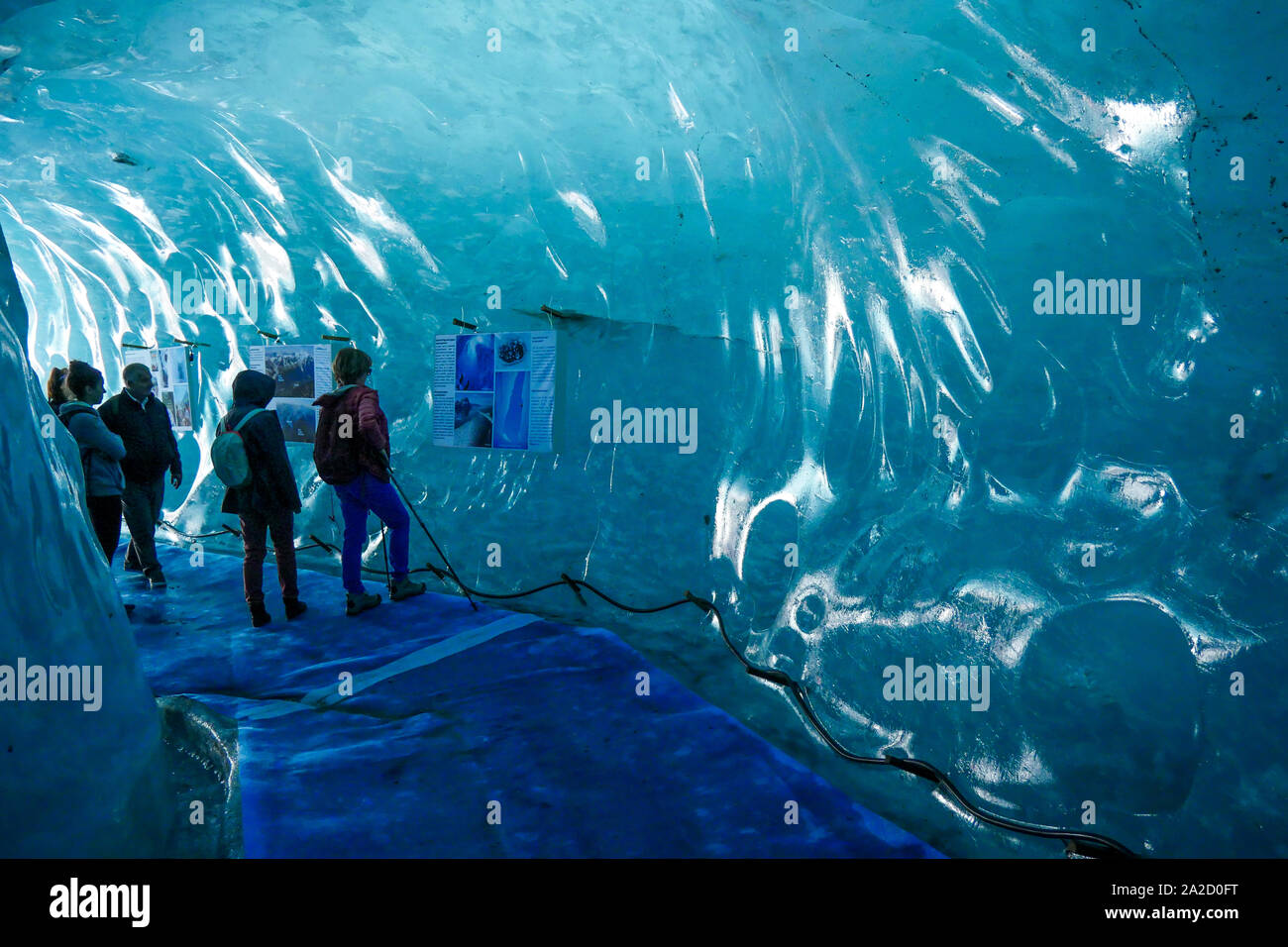 Grotte de la mer de glace Banque de photographies et d’images à haute ...