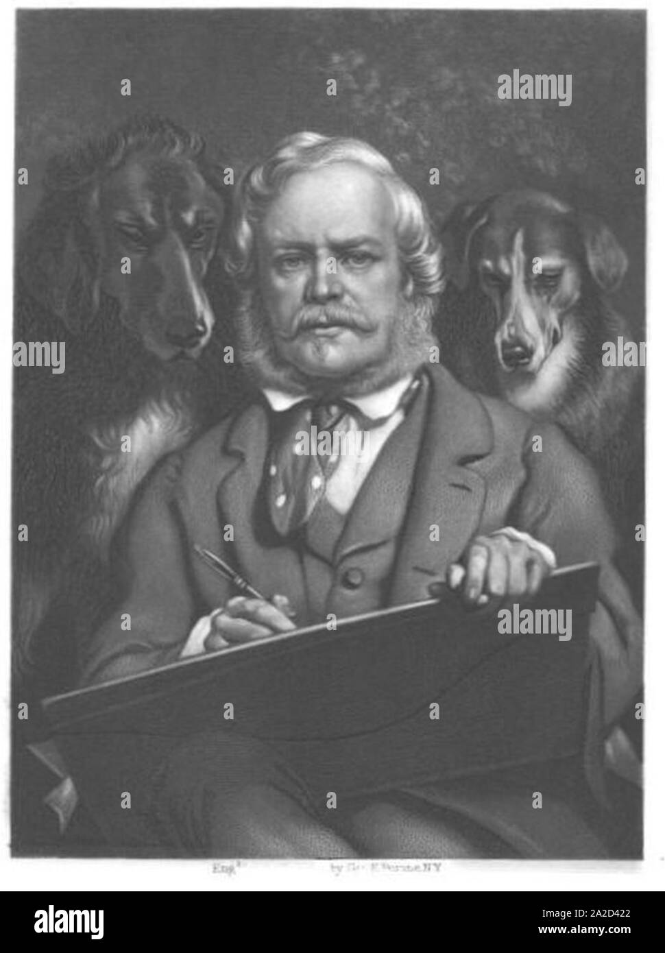 Edwin landseer Banque d'images noir et blanc - Alamy