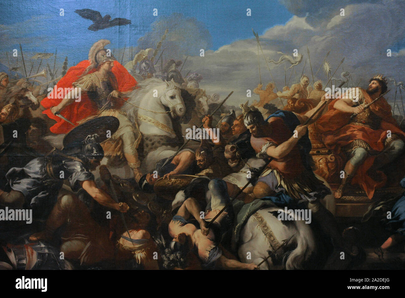 Bataille d'Arbelas ou bataille de Gaugamela (331 BC). Combat entre ...