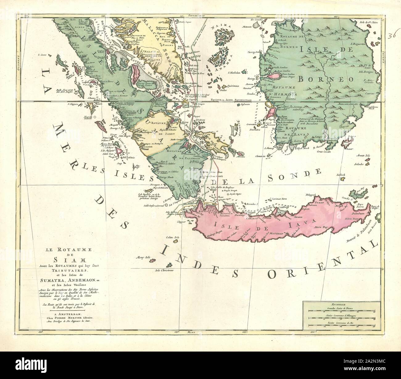 Siam map Banque de photographies et d’images à haute résolution - Alamy