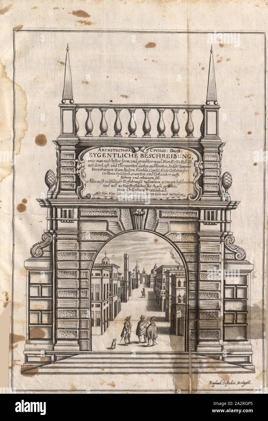 Frontispiz zu joseph furttenbachs Banque de photographies et d’images à ...