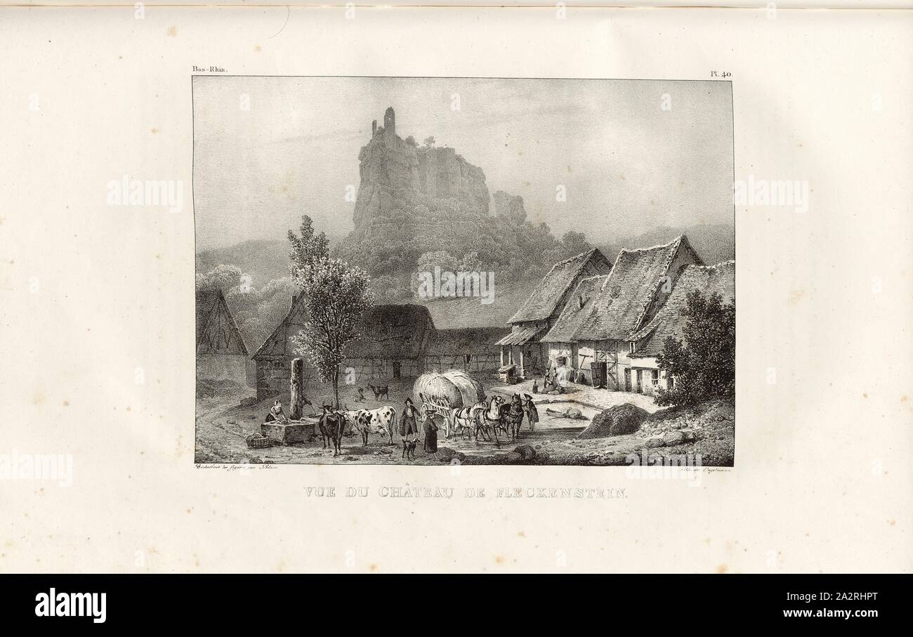 Château du fleckenstein Banque de photographies et d’images à haute ...