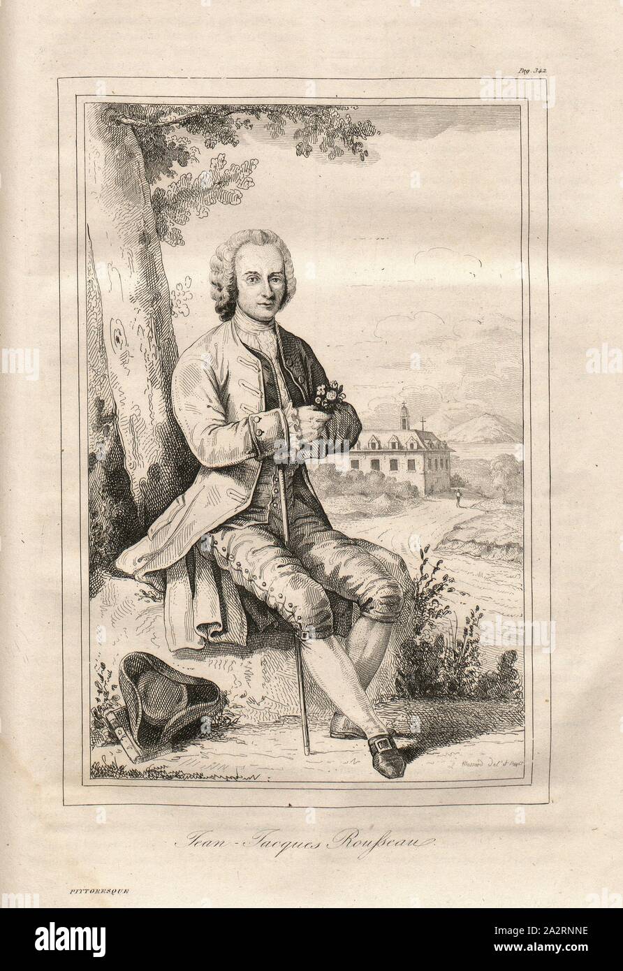Jean Jacques Rousseau Portrait Banque d'image et photos - Alamy