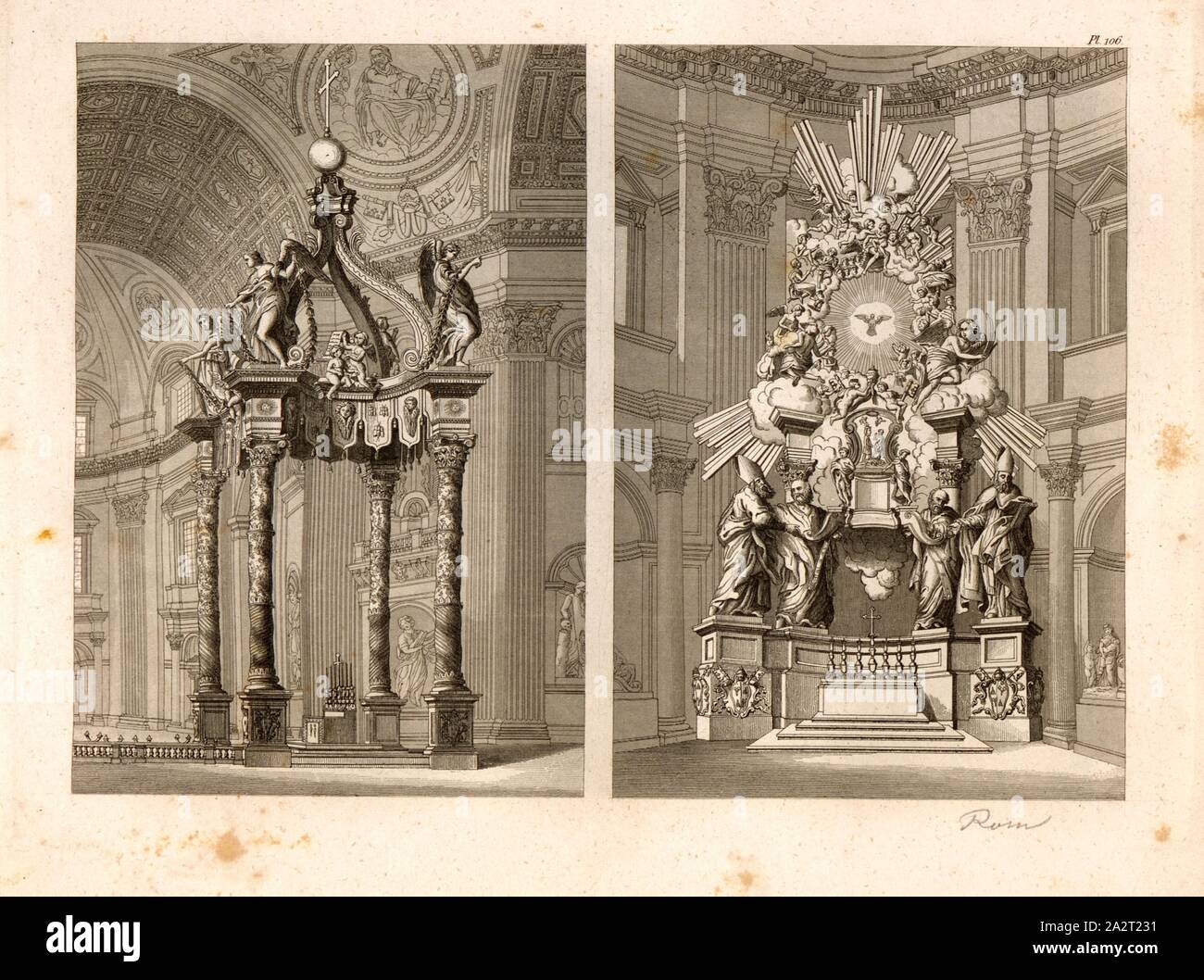 Altar canopy Banque de photographies et d’images à haute résolution - Alamy