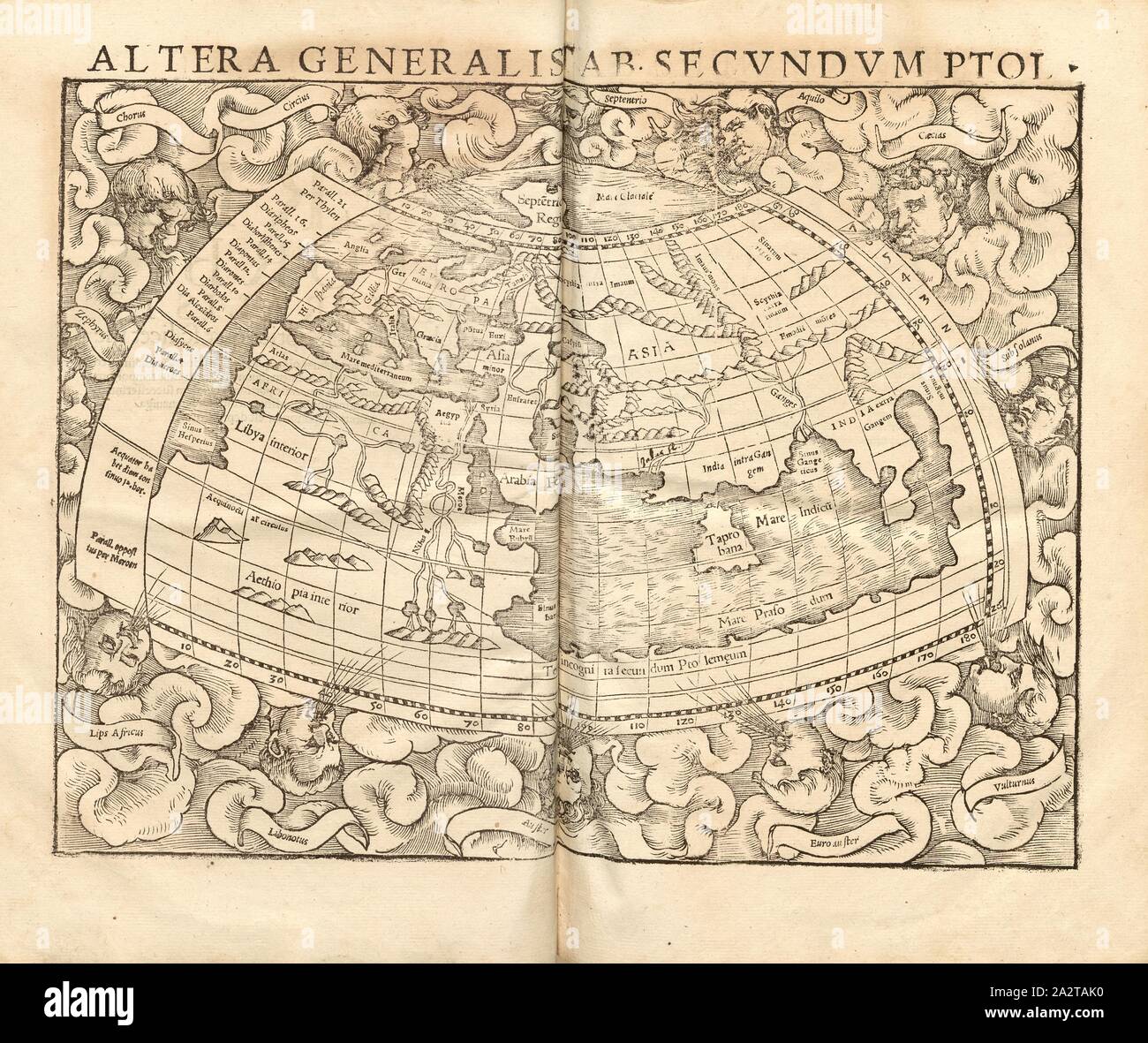 Carte du monde du 16ème siècle Banque de photographies et d’images à haute résolution - Alamy