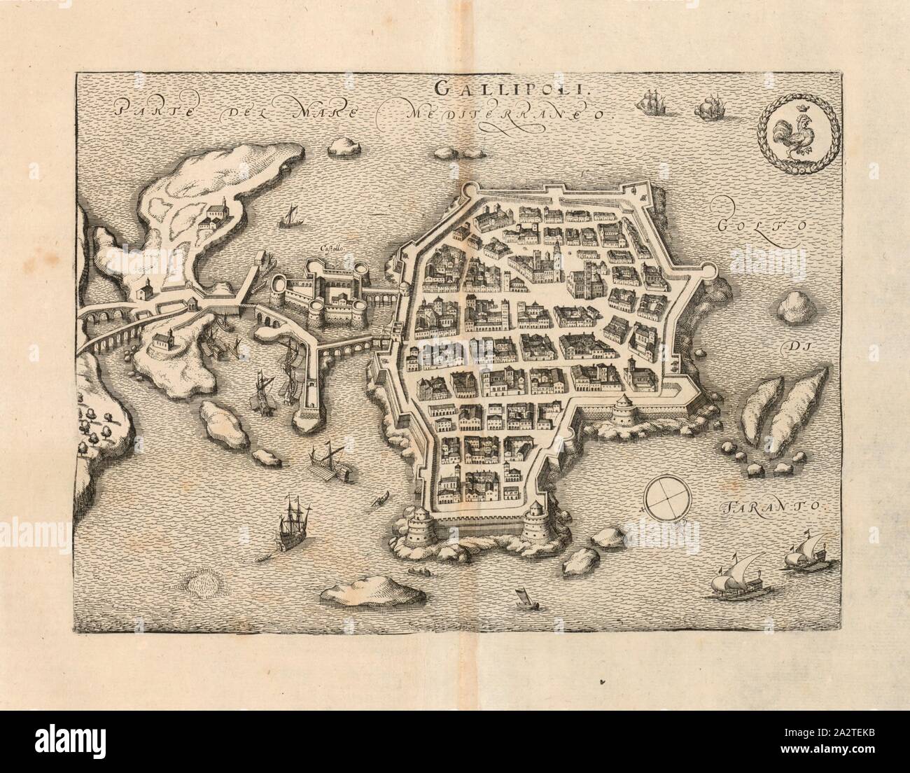 Carte de gallipoli Banque de photographies et d’images à haute ...