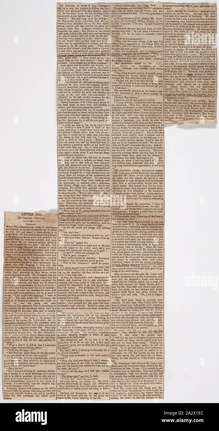 Coupures de journaux originales Banque de photographies et d’images à ...
