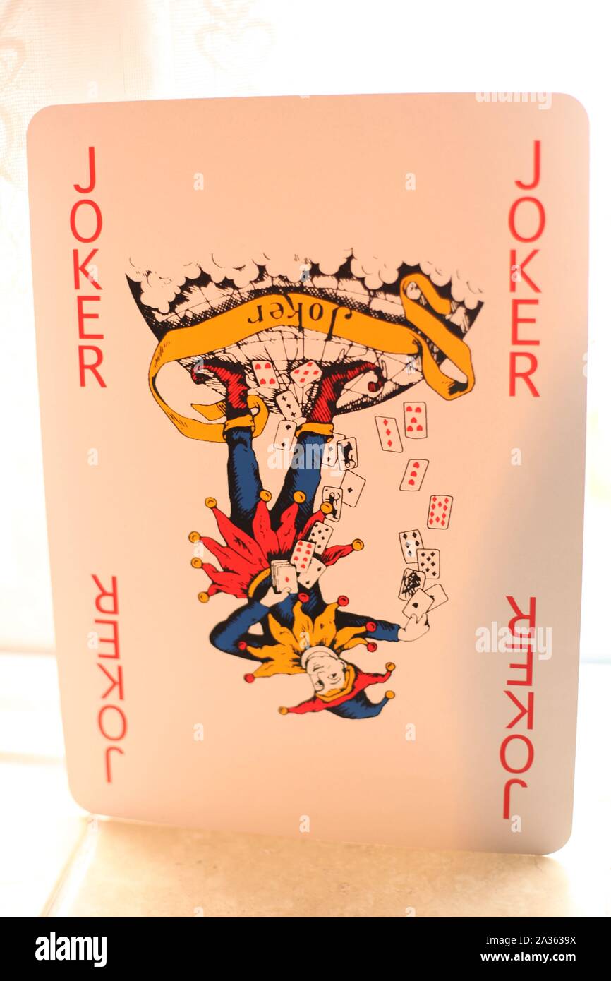 Carte de jeu joker Banque de photographies et d’images à haute ...