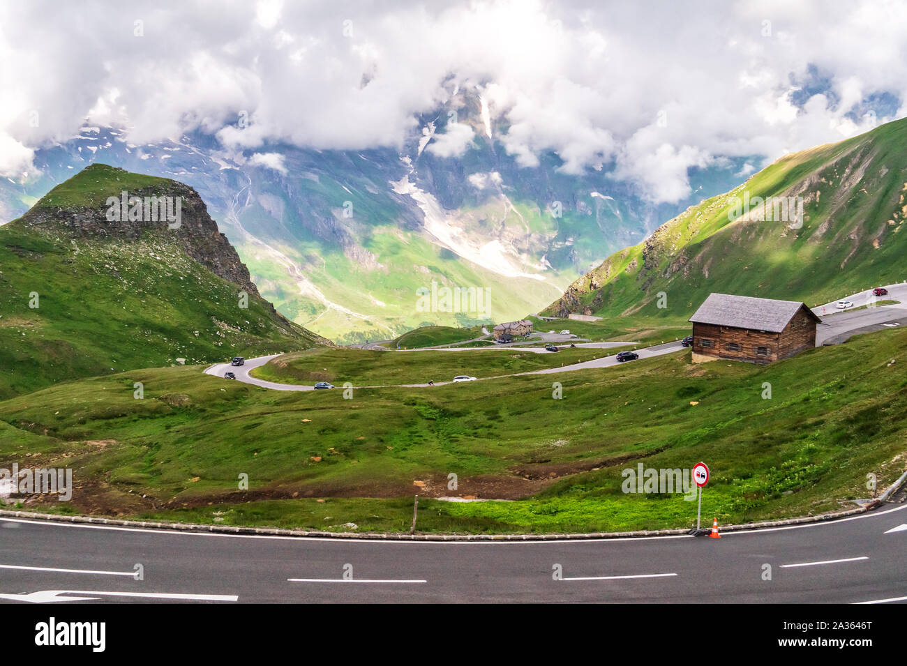 La Haute Route alpine du Grossglockner Hochalpenstrasse, panoramique ...