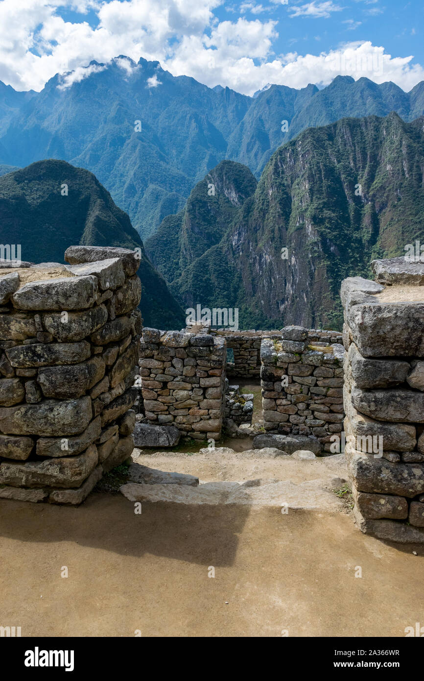 Touristes Machu Picchu Banque d'image et photos - Alamy