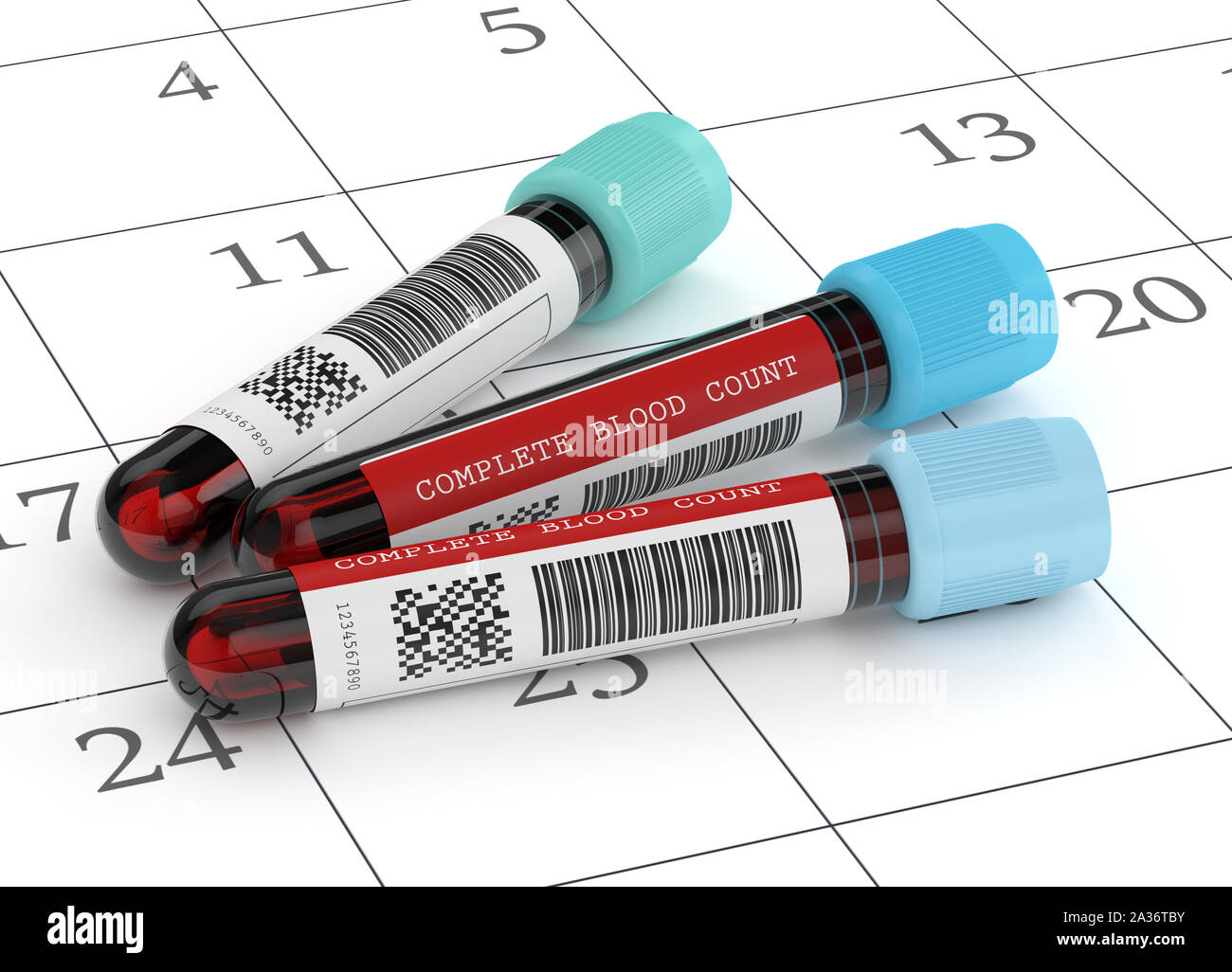 Tubes de prélèvement sanguin Banque d'images détourées - Alamy