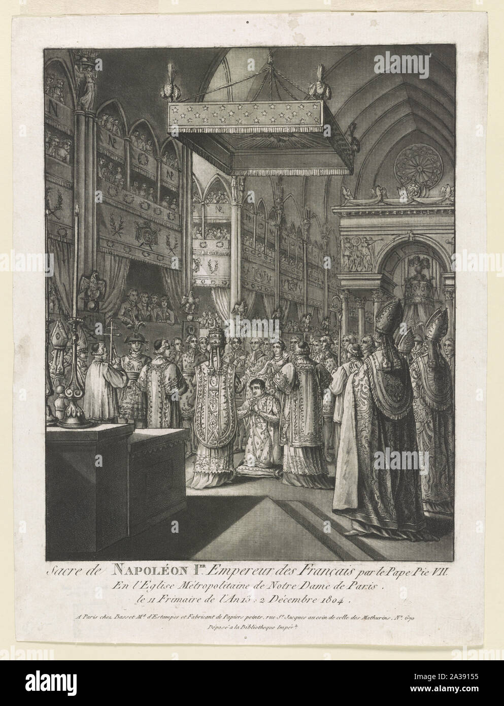 Le Sacre de Napoléon Ier Photo Stock - Alamy