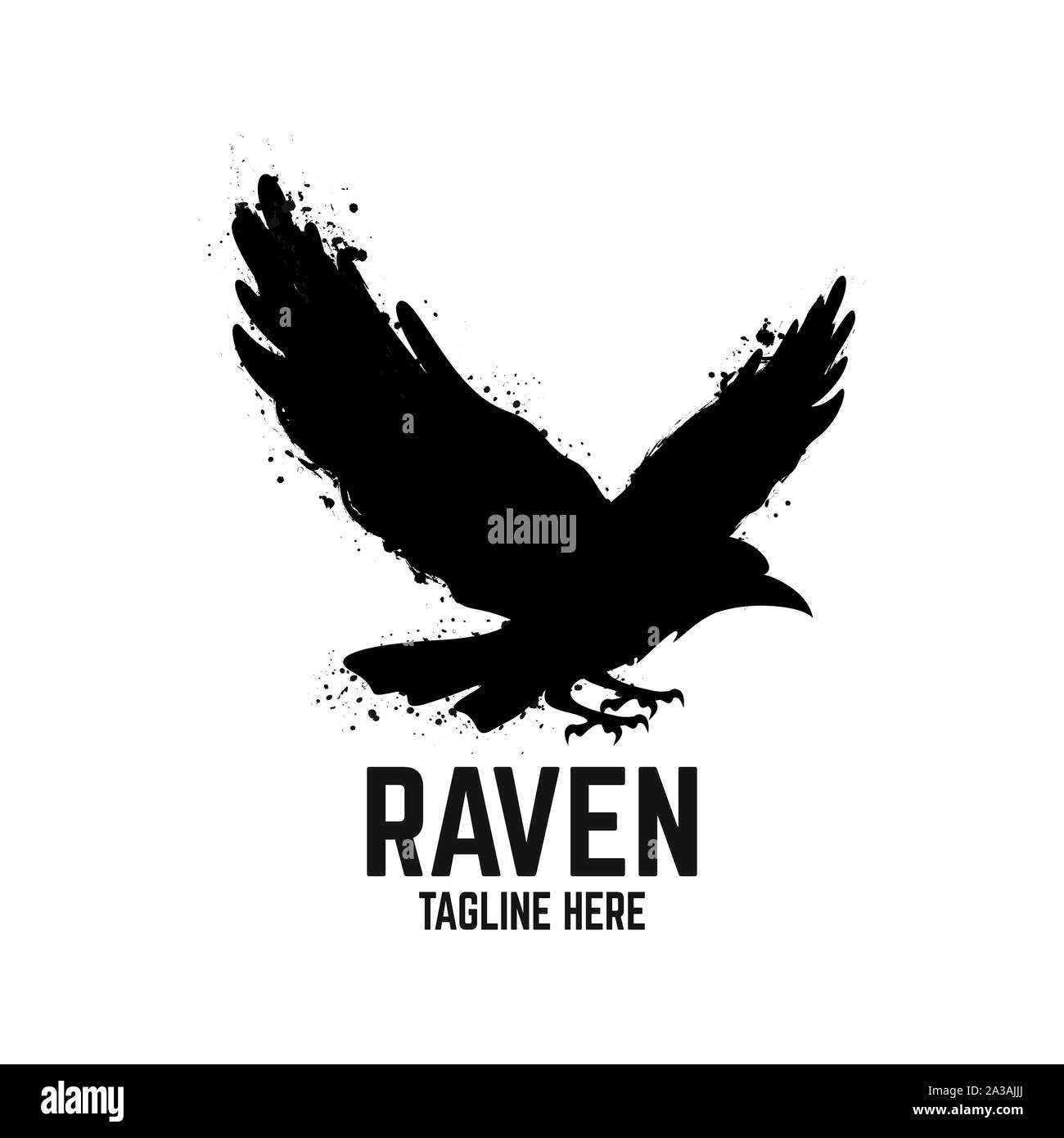 Silhouette de corbeau Banque d'images vectorielles - Page 2 - Alamy