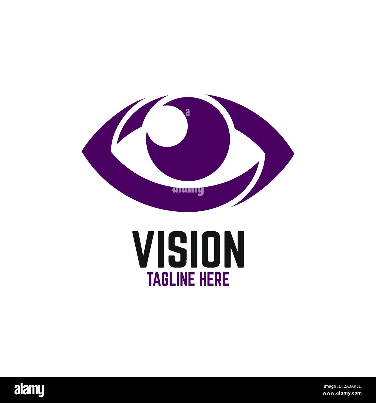Logo vision Banque d'images vectorielles - Alamy