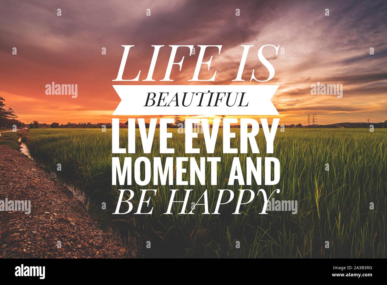 Et de motivation inspirational quote - La vie est belle vivre chaque ...