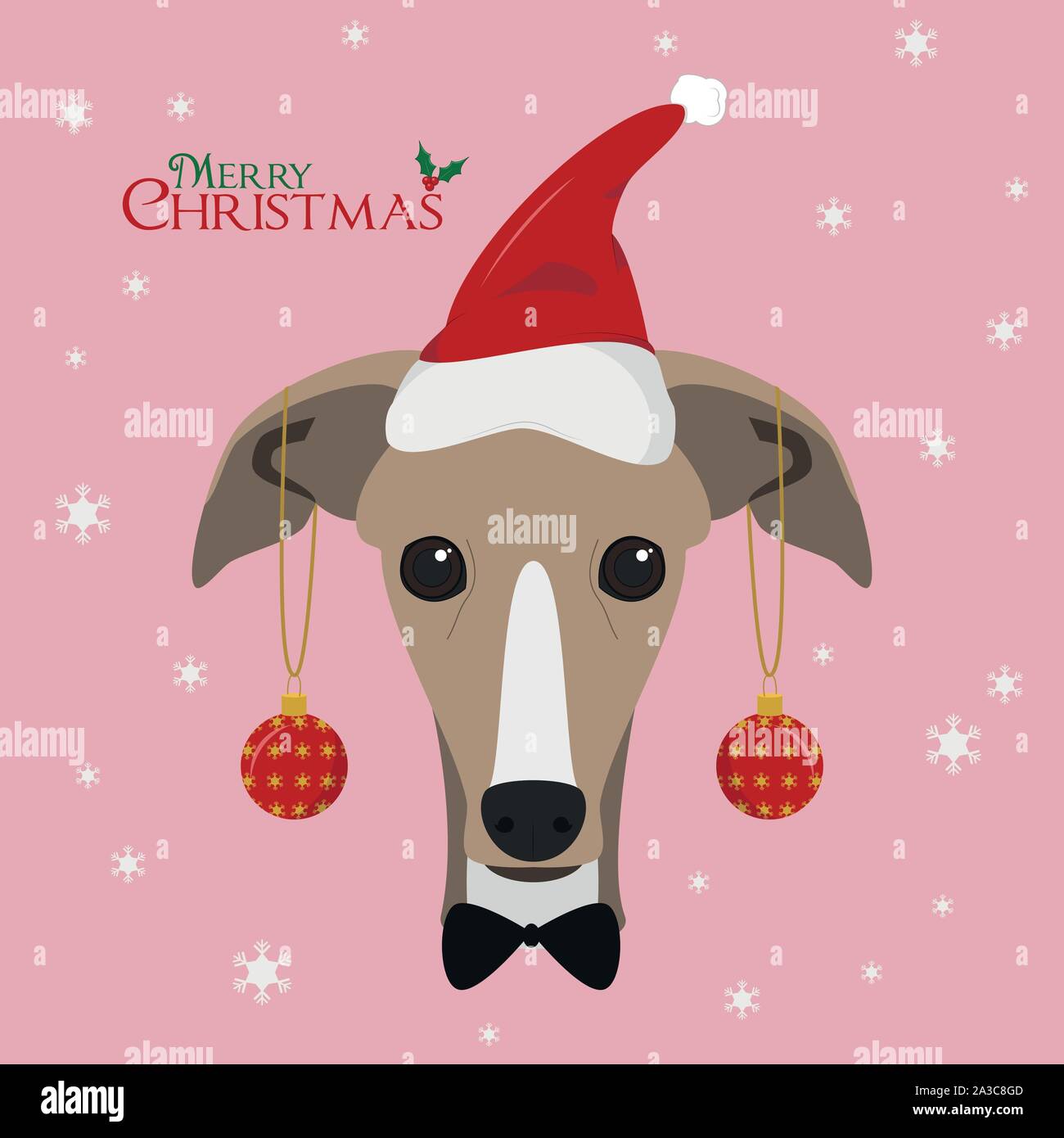 Boules de noël humour Banque d'images vectorielles - Alamy