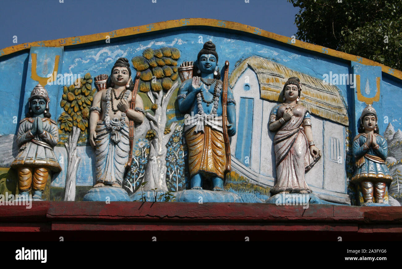 Sculptures De Temple Hindou Banque d'image et photos - Alamy