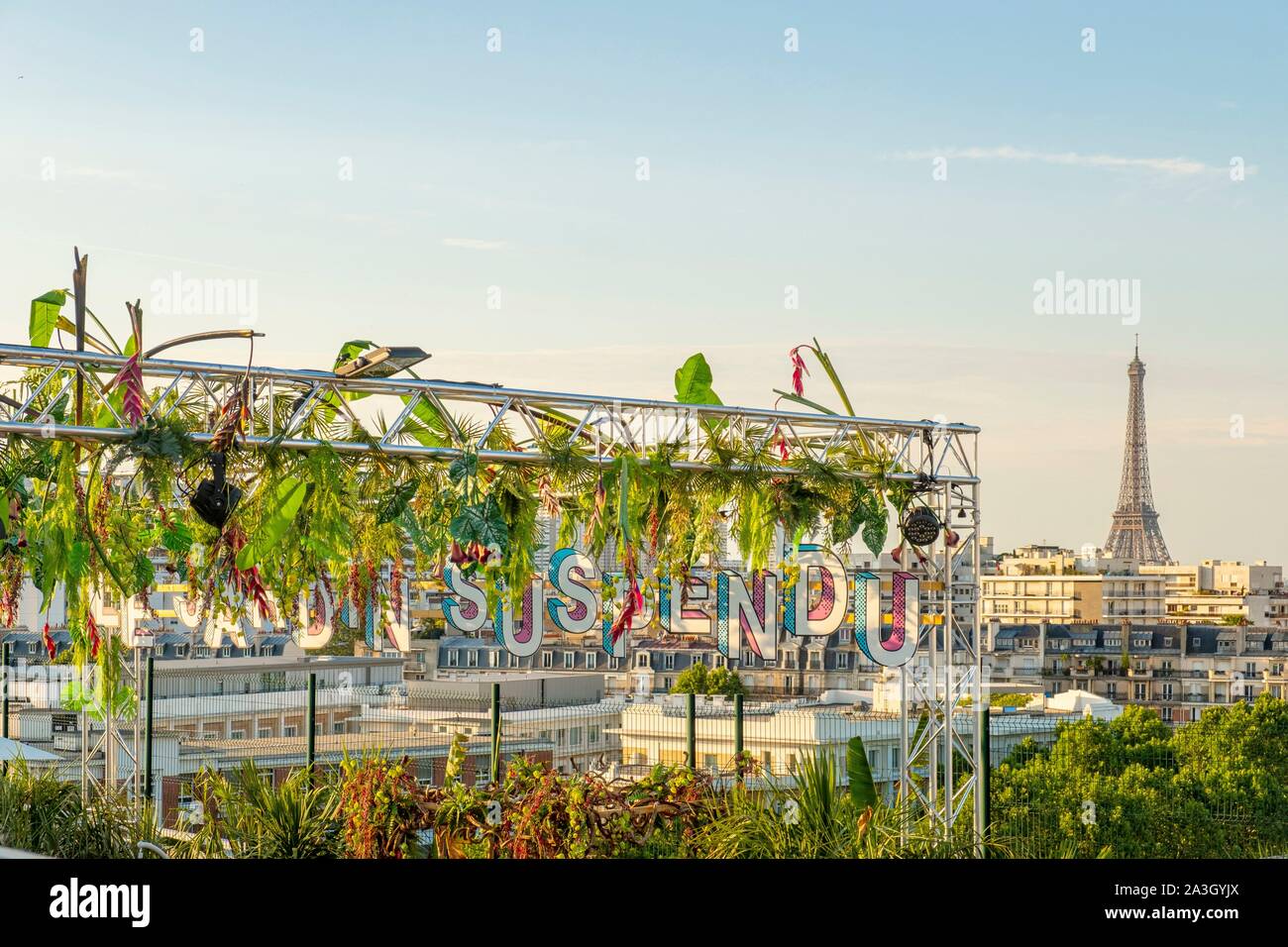 France, Paris, sur le toit de légumes de 3 500 M2, le jardin suspendu ...