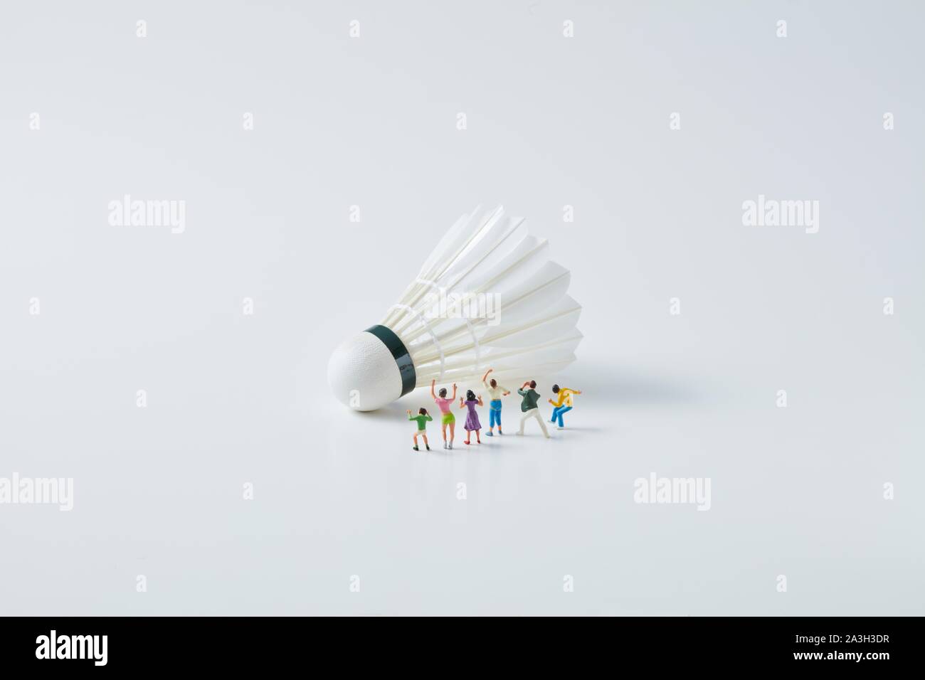Jeu de badminton miniature Banque de photographies et d’images à haute ...