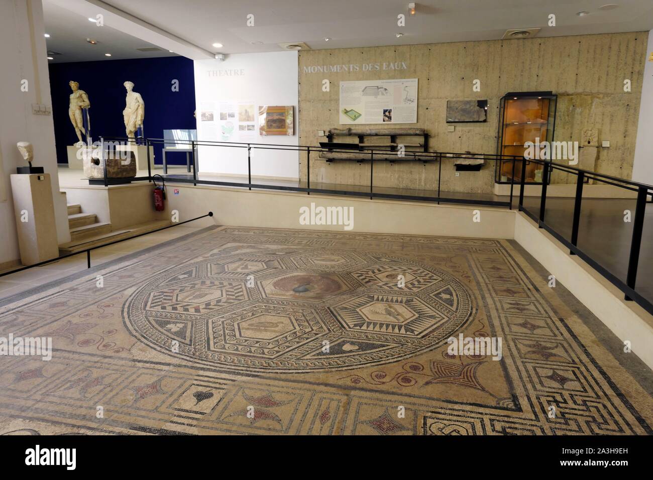 La France, Vaucluse, Vaison la Romaine, site archéologique d'Puyminthe ...