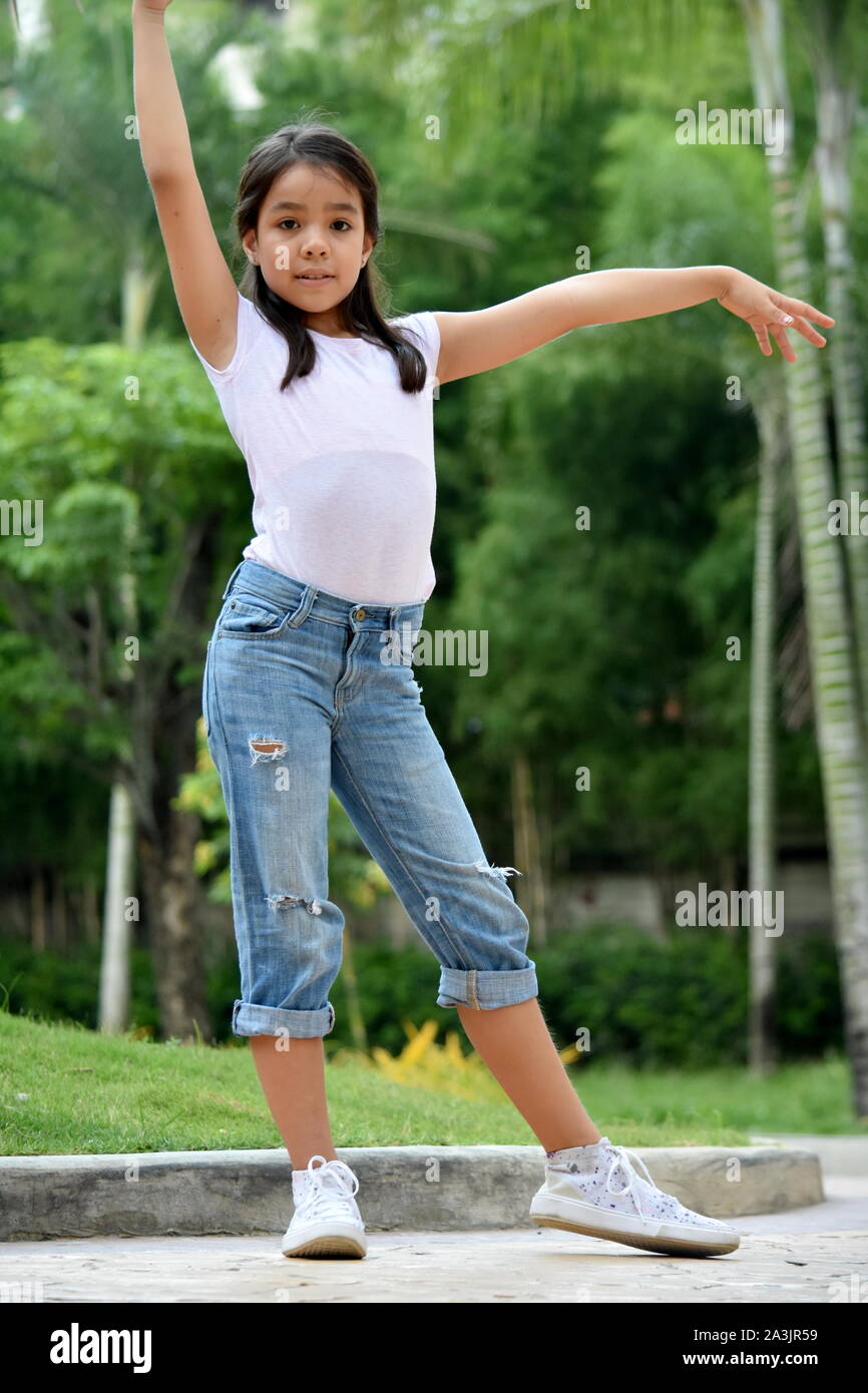 Girl preteen dancing Banque de photographies et d’images à haute ...