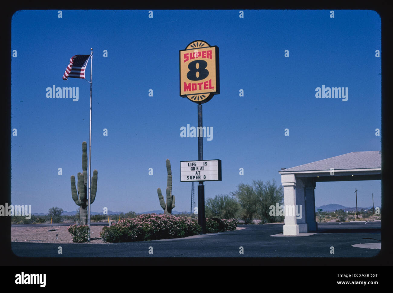 Super 8 signe de motel Banque de photographies et d’images à haute ...