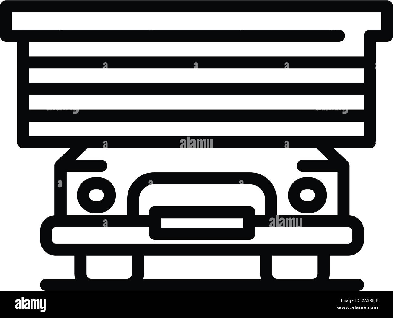 Basement parking lot Banque d'images vectorielles - Alamy