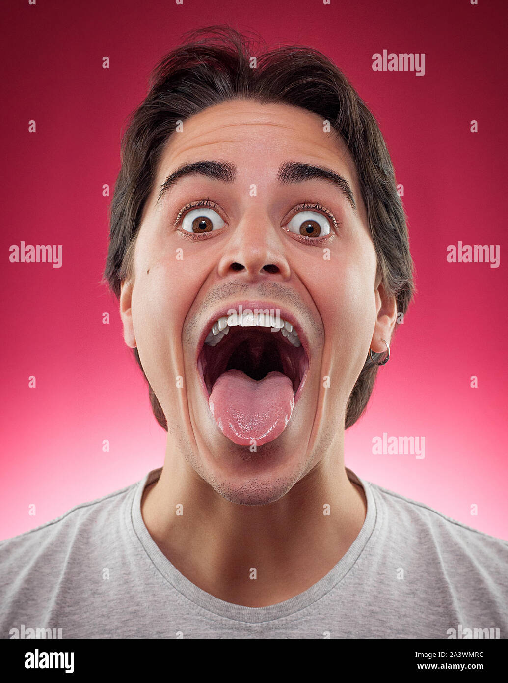 Bouche Langue Banque d'image et photos - Alamy