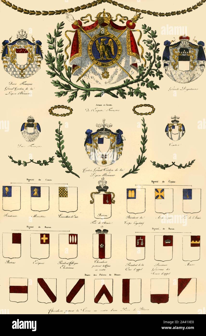Napoleon 1er armoiries Banque de photographies et d’images à haute ...