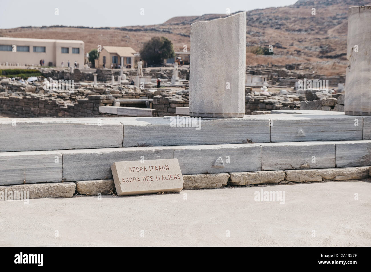 Agora des italiens delos Banque de photographies et d’images à haute ...