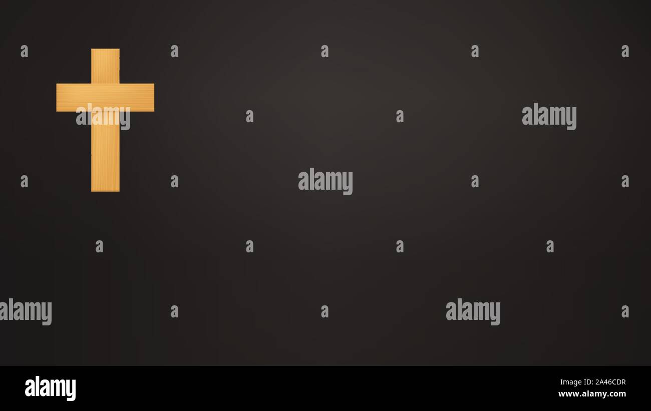 Croix jaune Banque d'images vectorielles - Alamy