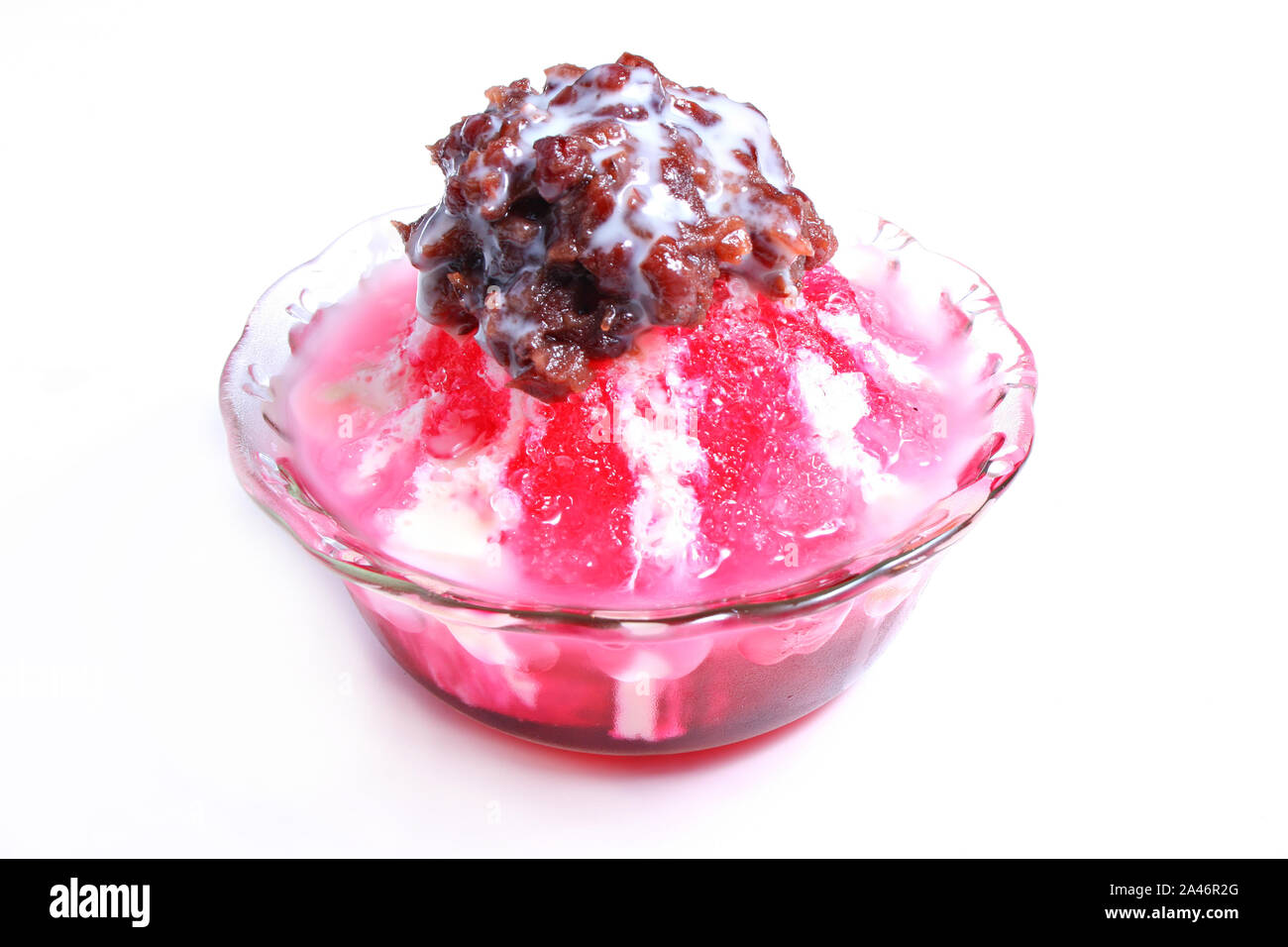 Glace aux haricots rouges Banque de photographies et d’images à haute ...