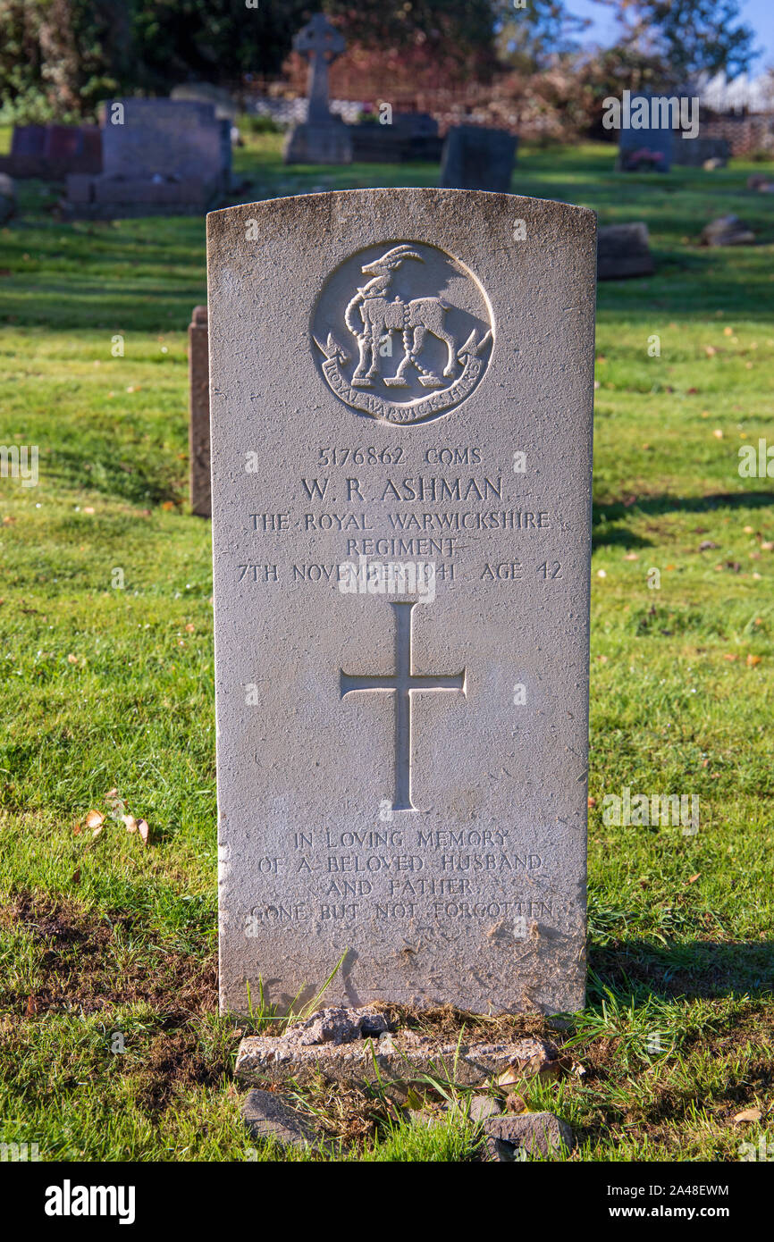 Commonwealth War Graves Commission tombe de William Raymond Ashman du ...