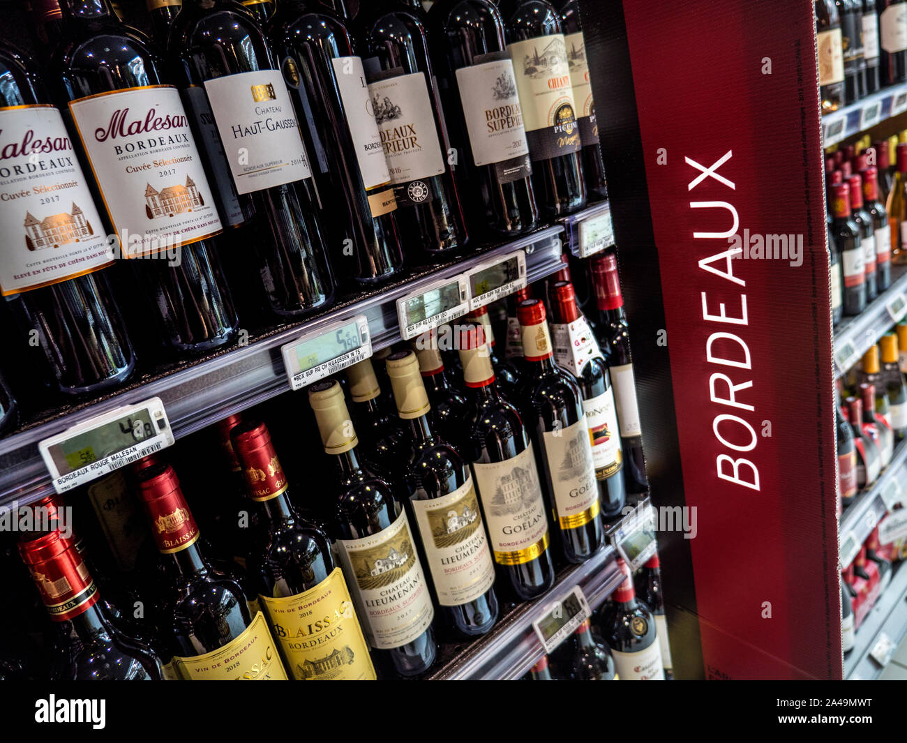 Promotion de la publicité pour le vin Banque de photographies et d ...