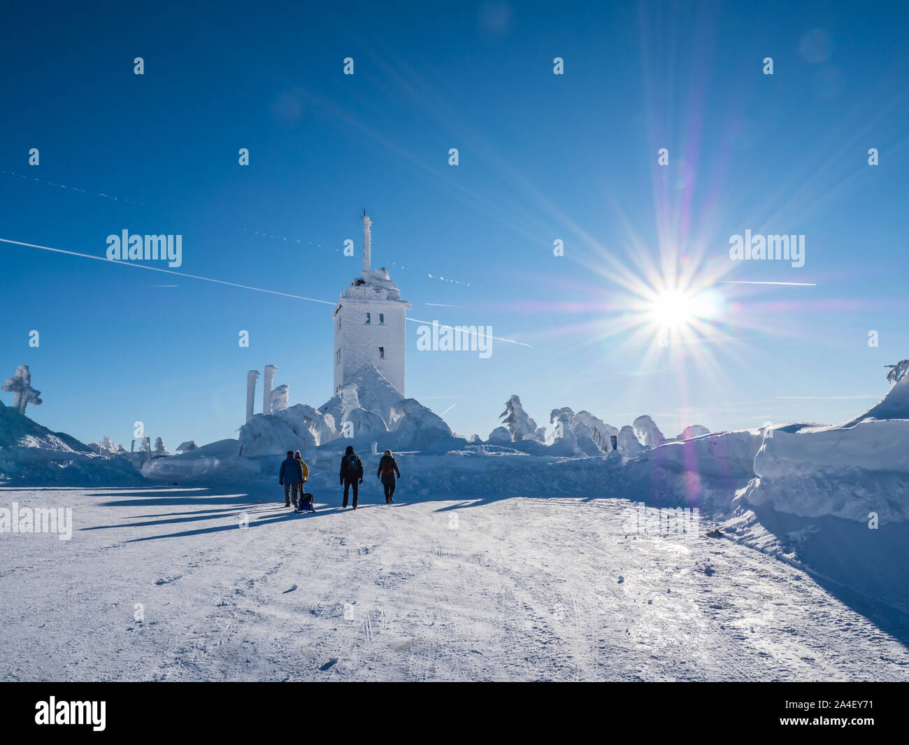 Sommet du fichtelberg Banque de photographies et d’images à haute ...