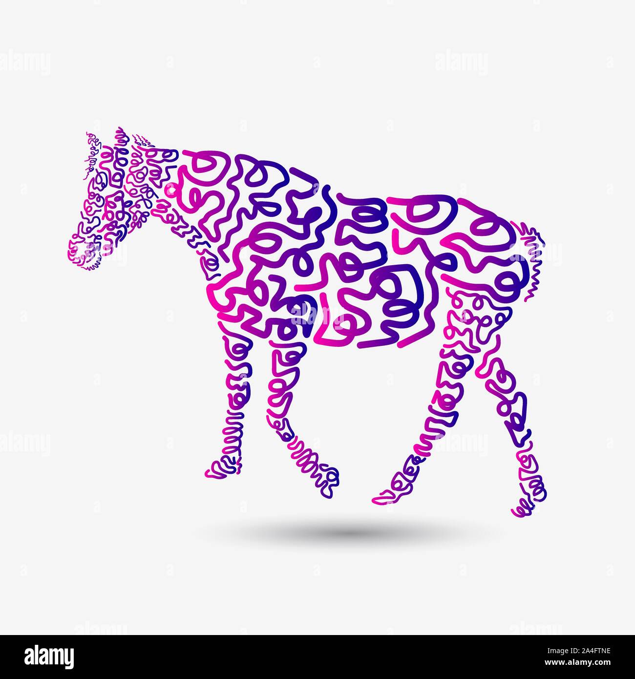 Empreinte de sabot de cheval Banque de photographies et d’images à ...