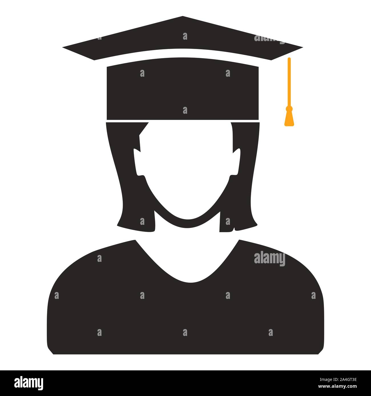 - L'éducation des étudiants diplômés vecteur icône, symbole de l ...