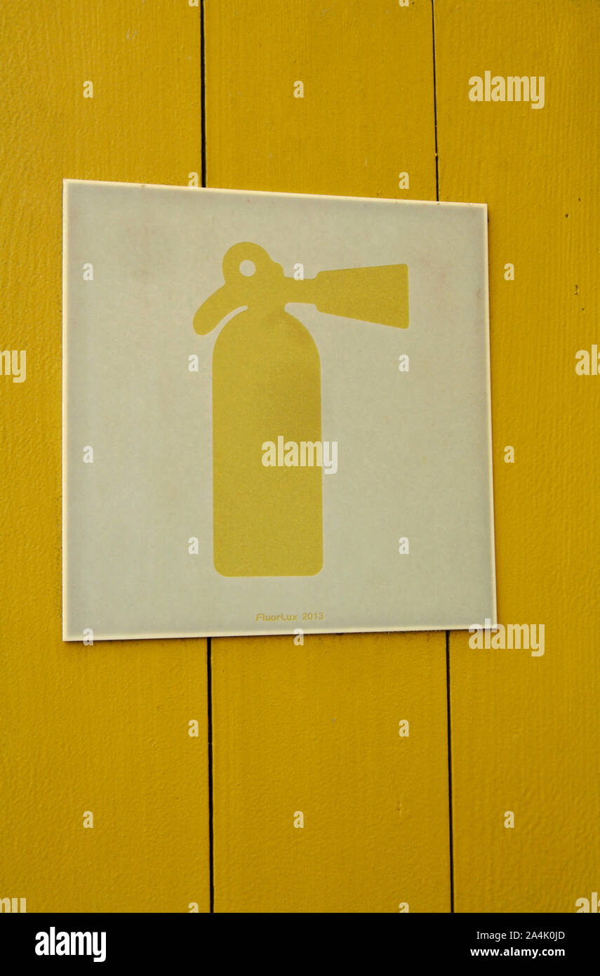 Pictogramme. Fire Extinguisher Photo Stock - Alamy