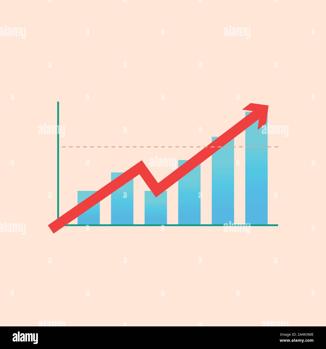 Schéma de graphique. Vector illustration Image Vectorielle Stock - Alamy