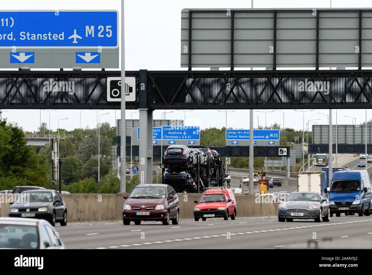 La jonction de la M25 et M4 à Heathrow London England UK Photo Stock ...