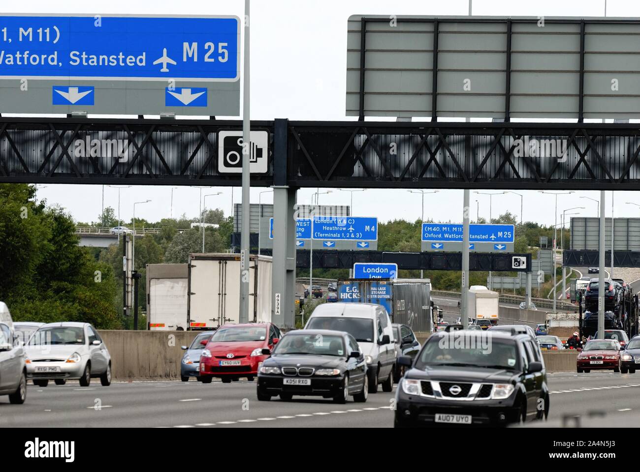La jonction de la M25 et M4 à Heathrow London England UK Photo Stock ...