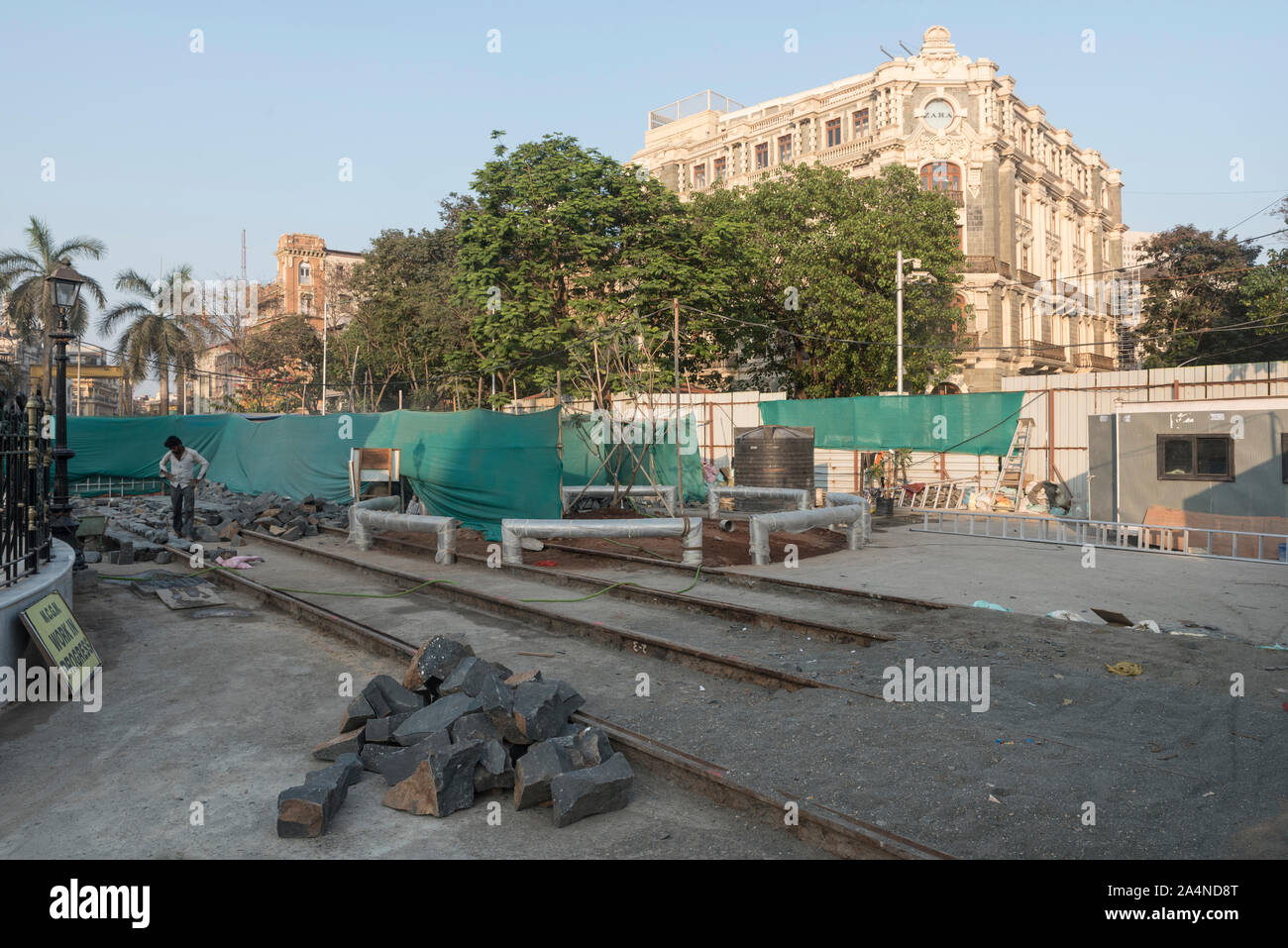 Pistes de tram bombay Banque de photographies et d’images à haute ...