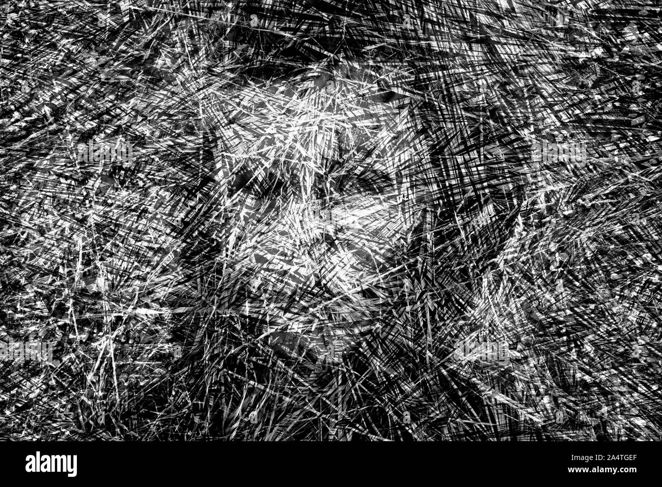 Visage effrayant Banque d'images noir et blanc - Alamy