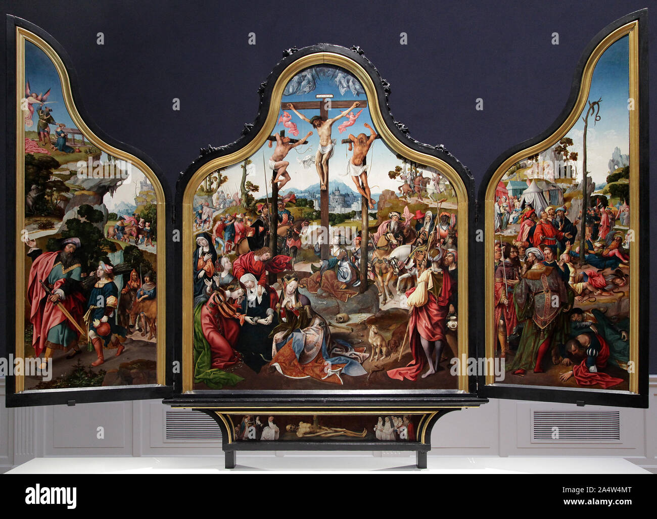 Triptyque avec la crucifixion du christ Banque de photographies et d’images à haute résolution ...