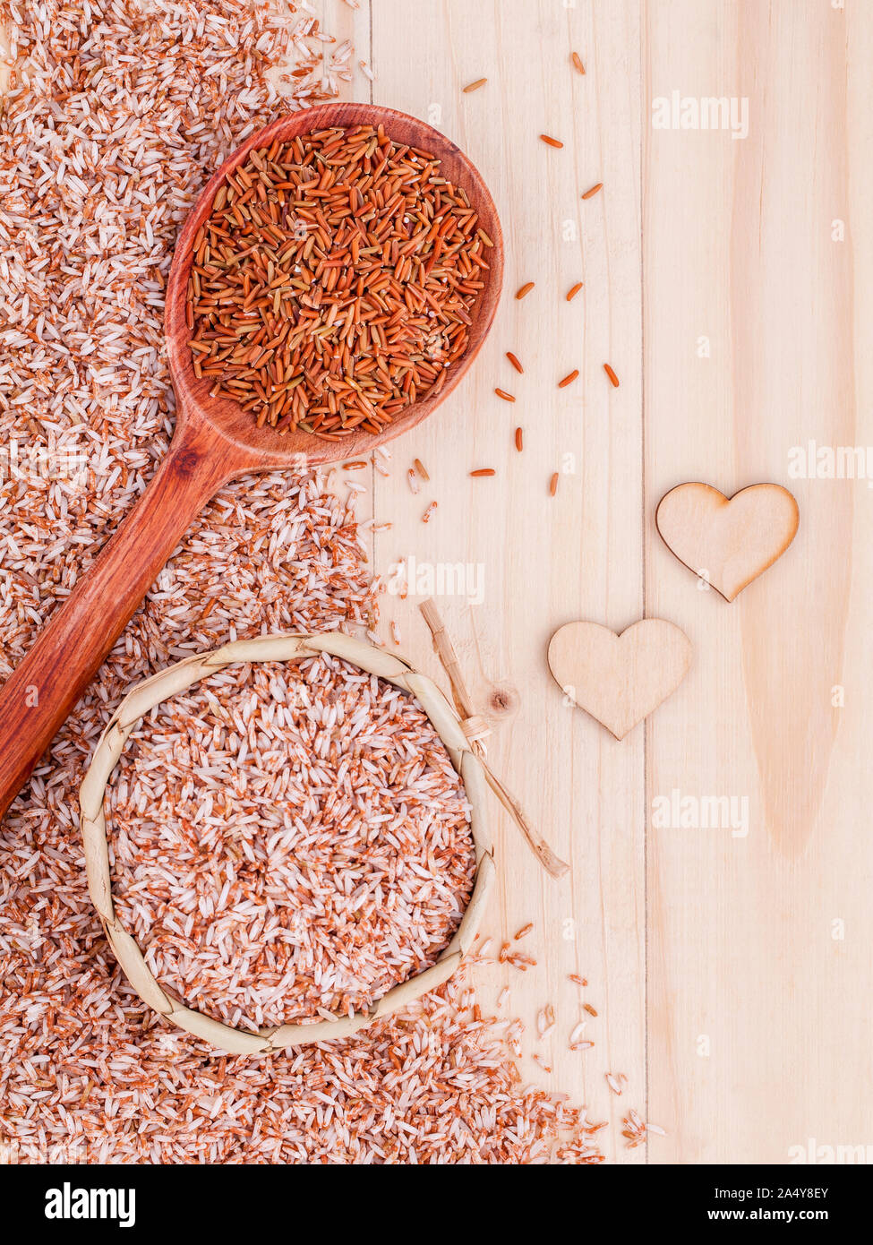 Grain entier riz Thaï traditionnel meilleur riz pour la nourriture ...