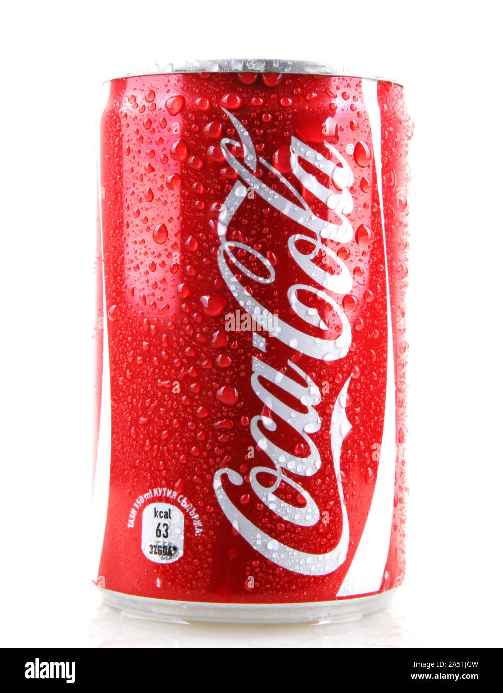 Sofia, Bulgarie - le 25 janvier 2014 : bouteille de Coca-Cola peut ...