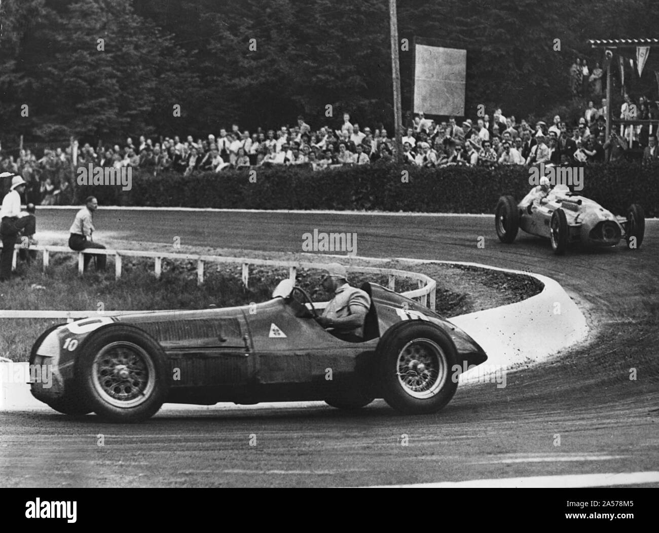 Alfa Romeo 158, Fangio, Grand Prix de Belgique à Spa 1950 Photo Stock ...
